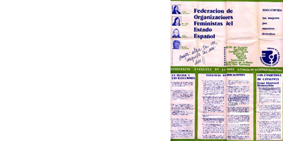 Octavillas, panfletos y trípticos de la Transición española